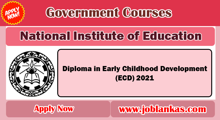 Diploma in Early Childhood Development (ECD) - 2021 National Institute ...