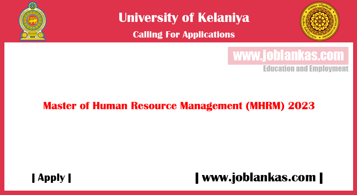 Master of Human Resource Management (MHRM) 2023 – University of ...