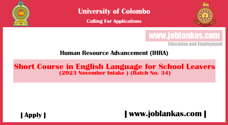 Short Course in English Language for School Leavers (2023 November ...