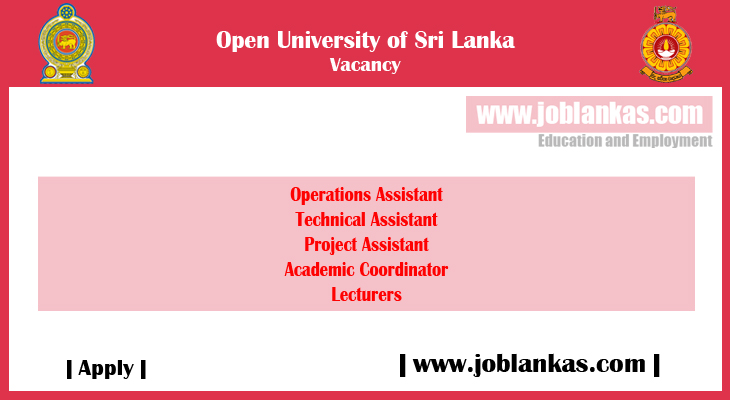 Open University of Sri Lanka Job Vacancies – 2023 - JobLankas.com