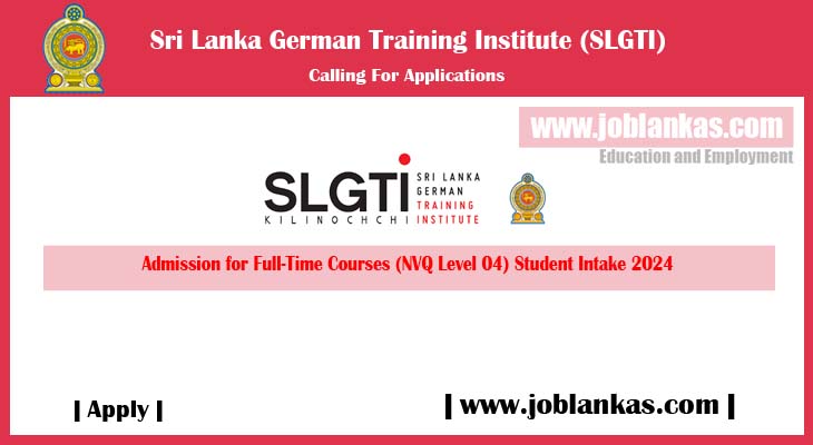 Admission for Full-Time Courses (NVQ 04) 2024 – Sri Lanka German ...